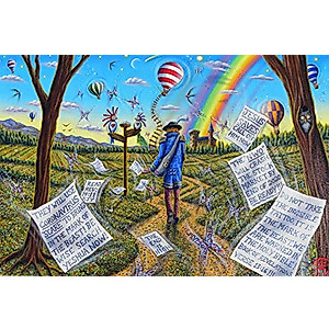 Joseph KALIHER (Texas 1970) PARABLE OF THE SOWER OF MEMES OIL on CANVAS cm 40x60