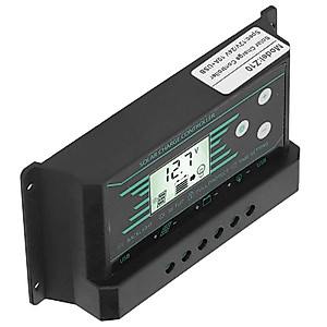 Z10/ Z20/ Z30 Solar Controller, Solar Panel Regulator Dual USB Solar Battery Regulator Solar Regulator PWM, 30A 12V/24V for Lamp(z10)