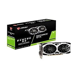 MSI Gaming GeForce GTX 1650 128-Bit HDMI/DP/DVI 4GB GDRR6 HDCP Support DirectX 12 VR Ready OC Graphics Card (GTX 1650 D6 Ventus XS OCV1)