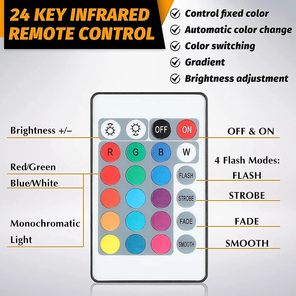 Aura Lifestyle LED Wood Light Display Base for Selenite Tower ,Crystal Glass Art, Colorful Light Crystal Display Base Stand with Remote Control