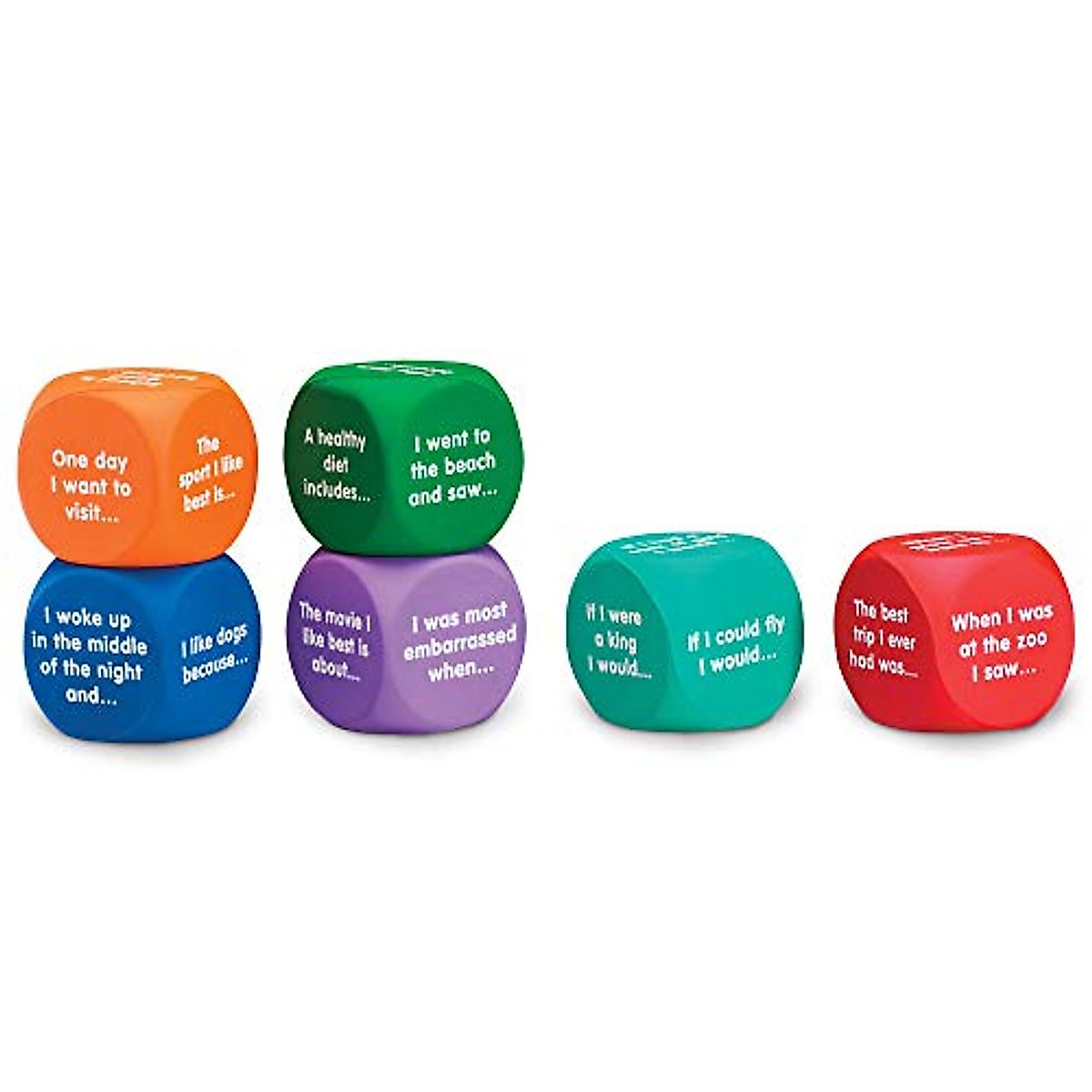 Learning Resources Writing Prompt Cubes