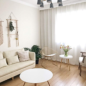 Nesting Coffee End Tables Modern Furniture Decor Side Table for Living Room Balcony Home and Office White Pedestal Tables