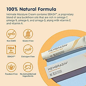 Membrasin Topical Vulva Cream for Feminine Dryness, Feminine Moisture Support and Topical Hydration, Helps Reducing Dryness, Burning, and Itching