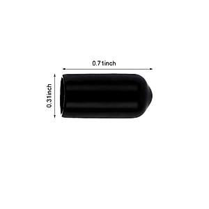 100 Pcs Rubber Bottle Pourer Caps Pourers Dust Covers Bottle Pourers Dust Caps Olive Oil Liquor Bottle Pour Spout Cover Rubber Caps Liquor Dispenser Spout Caps (Not Include the Spout)