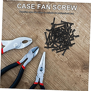180 Pcs Screw for Case Fan Case Fan Screw Kit Flat Case Fan Screw