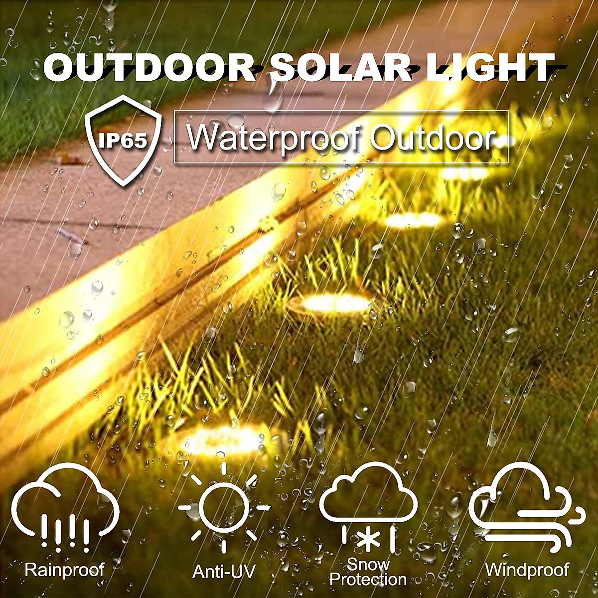 Solar Ground Lights-Waterproof Solar Lights Outdoor Garden- Solar Disk Lights-Upgraded 16LED Bright in-Ground Lights-Landscape Lights for Pathway, Yard, Lawn, Patio, Walkway (12 Pack White Light)