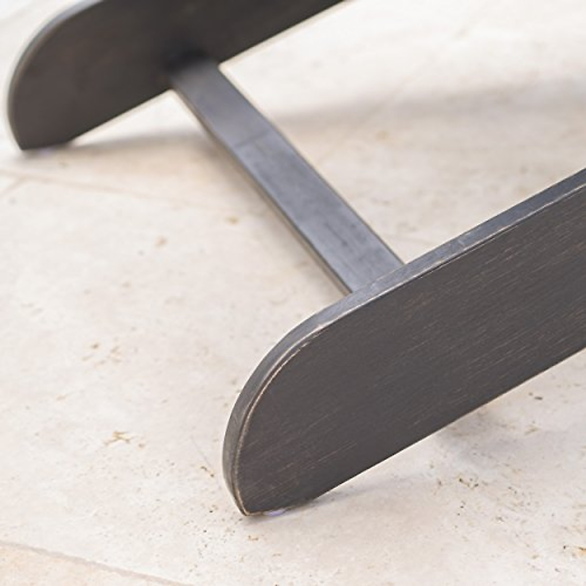 GDFStudio Hillary Outdoor Rustic Acacia Wood Folding Adirondack Chair (Set of 2), Dark Gray