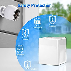 Feirsh 2440mAh Rechargeable Batteries(VMA4400), Upgraded Lithium Li-ion Arlo Batteries Compatible with Arlo Pro, Arlo Pro 2, NOT Compatible for Arlo Ultra/Pro3