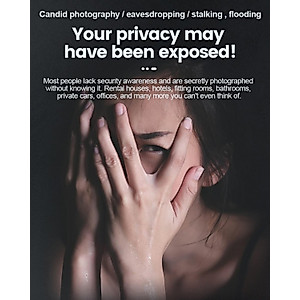 COHANA Hidden Camera Detector Infrared Camera Sweeper, Spy Camera Detector Spy Camera Finder, Bug Detector - Hidden Camera Finder Portable and Easy-to-Use Privacy Guardian