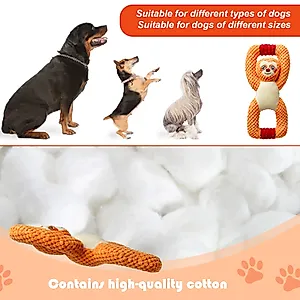 samtotopets Large Squeaky Dog Toys, Stuffed Animal Dog Plush Toy,Interactive Puppy Toys with Crinkle Paper for Small, Medium, and Large Dogs,Daily Companionship, Training Reward Gift.