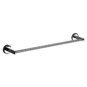 Towel BAR Rack Towel Rack Bath Single Towel Storage Rack Towel Bar,Wall Mounted Round Towel Rod Copper Polished Chrome Finish Towel Rail Holder for Bathroom or Kitchen/60Cm