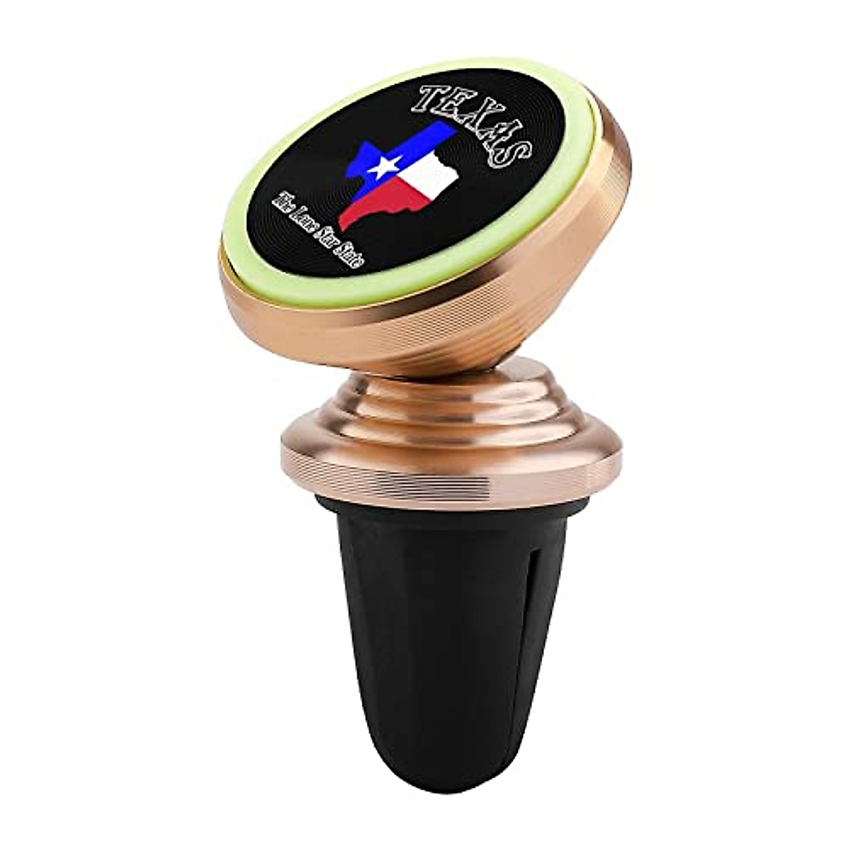 Texas, The Lone Star State Magnetic Phone Holder for Car Air Vent Holder Clip Compatible with All Smartphones & Tablets