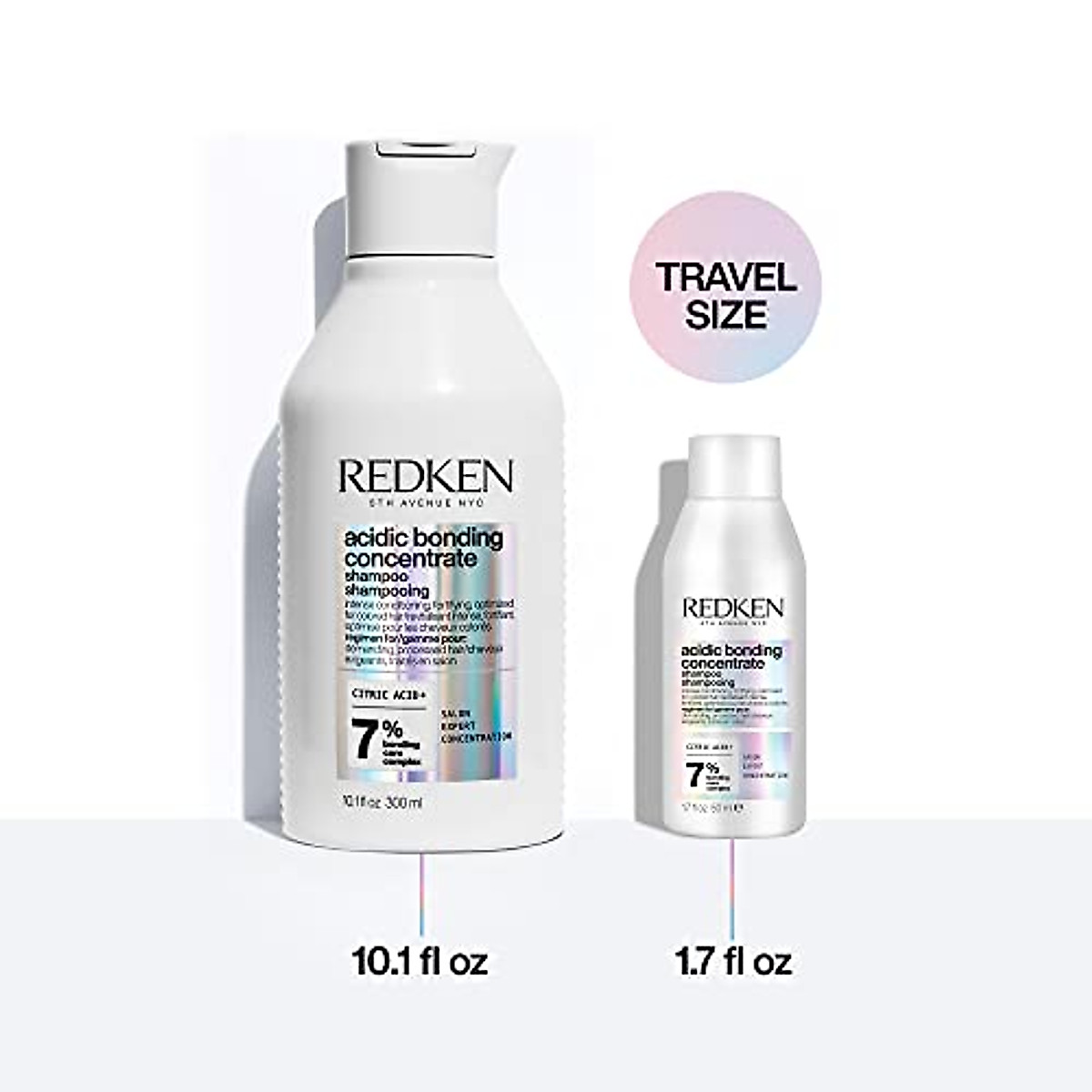 Redken Bonding Shampoo for Damaged Hair Repair | Acidic Bonding Concentrate | For All Hair Types