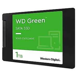 Western Digital 1TB WD Green Internal SSD Solid State Drive - SATA III 6 Gb/s, 2.5/7mm, Up to 545 MB/s - WDS100T3G0A