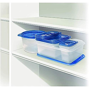 Ziploc 26 Pack To Go Disposable Rectangular Food Containers, 1.18L, Small