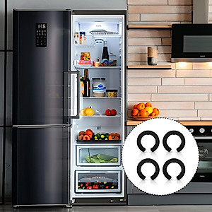 4pcs Refrigerator Door Hinge Shims, DA99-04158A Fridge Door Height Adjustment Kits Replace DA60-00314C PS6448337 AP5668209 3282540 for Samsung Refrigerator Parts