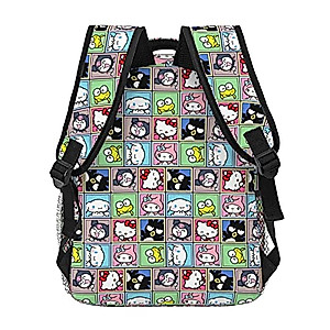 Kawaii Backpack Cute Backpacks Boys Girls School Laptop Bag Shoulders Casual Travel Hiking Camping Lightweight Daypack