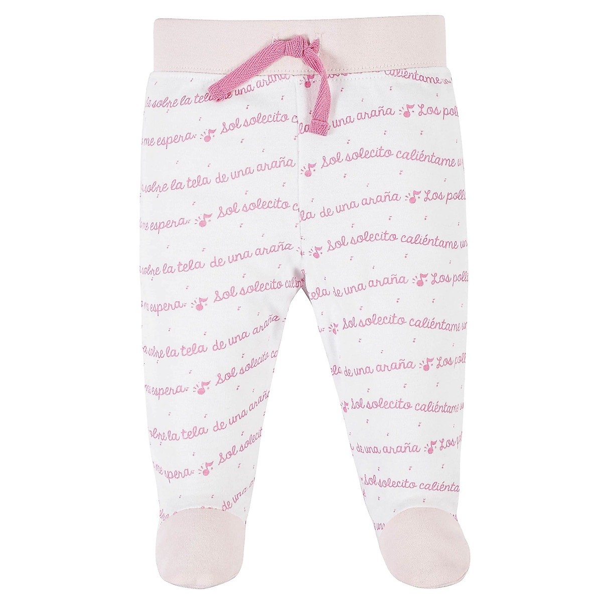 Canticos Unisex-Baby girls 3-piece Take-me-home Shirt, Footed Pant, Cap and Toddler Layette Set, Pink, 0-3 Months US