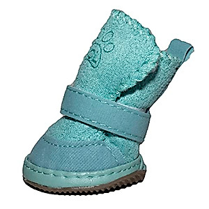 Puppy Snow Booties for Small Dogs, Chihuahua Booties for Winter, Tiny Cat Booties, Cat Shoes for Cold Weather Green Label 4