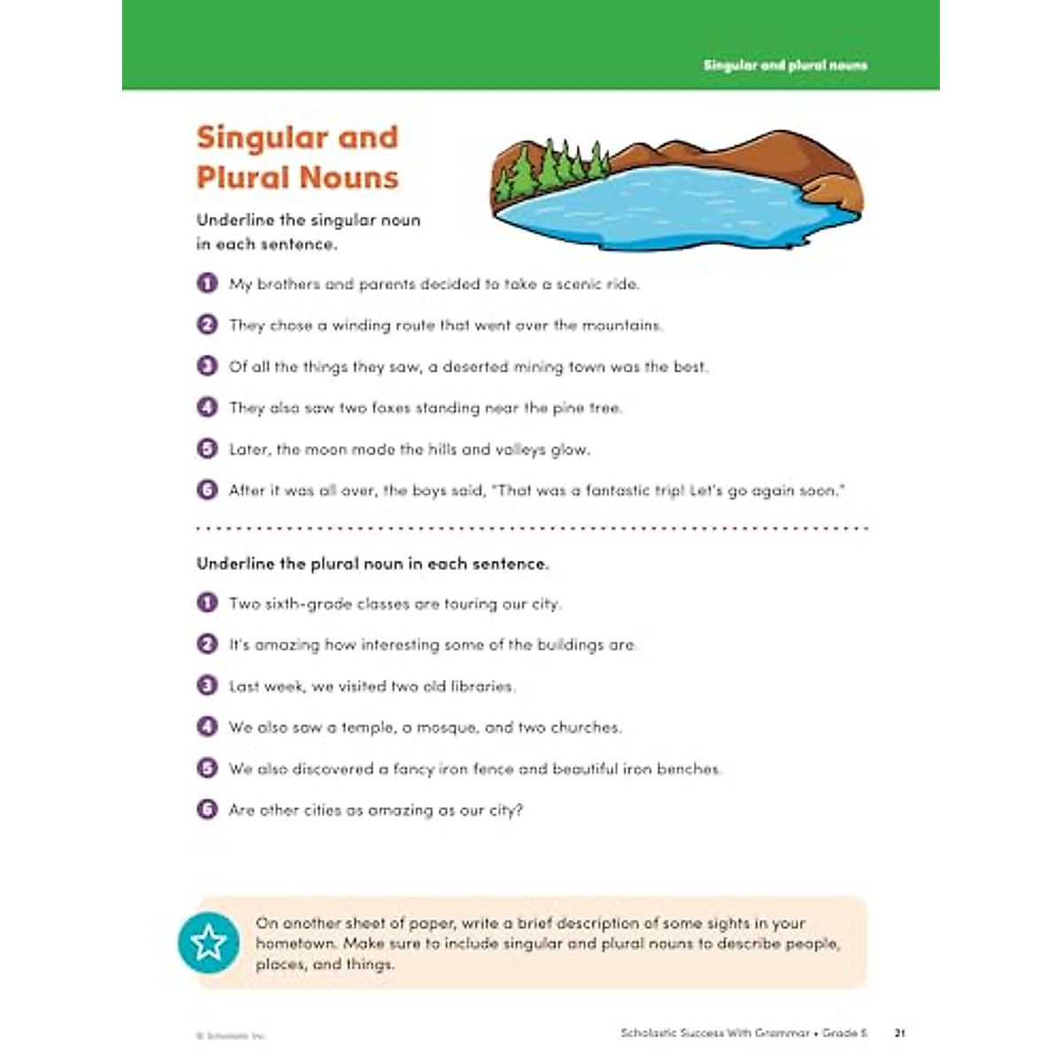 Scholastic Success with Grammar Grade 5 Workbook