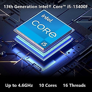 acer Predator Orion 3000 PO3-650-UB91 Gaming Desktop 13th Gen Intel Core i5-13400F 10-Core NVIDIA GeForce RTX 3050 16GB DDR5 1TB PCIe Gen 4 SSD Intel Wi-Fi 6E Keyboard & Mouse