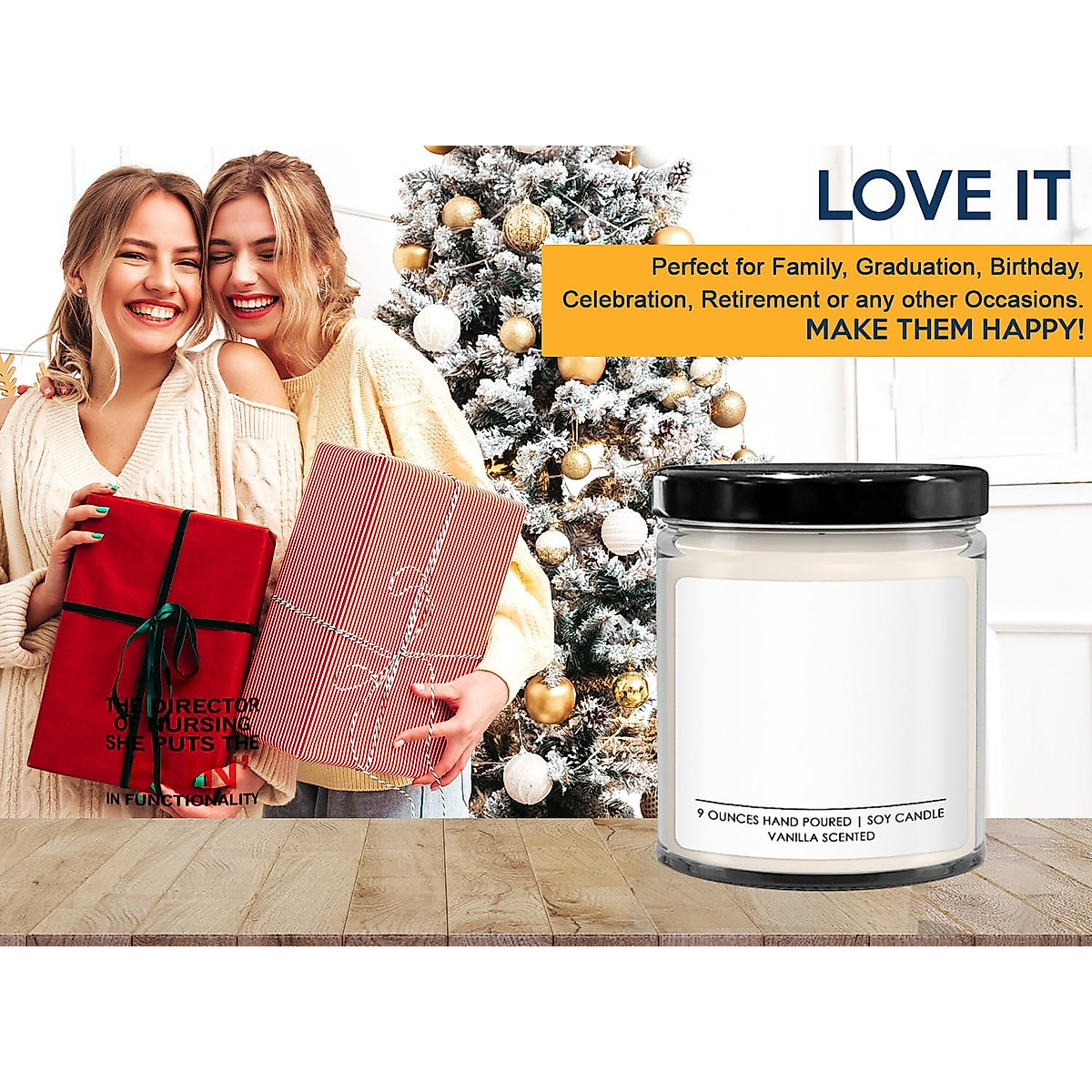 Flairy Land Nurse Director Vanilla Candle - Fun in Functionality - Labor Clinical Certified Nursing Assistant Surgica Oncology Practitioner