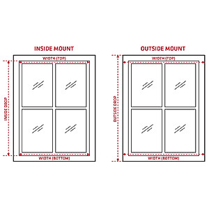 Ultra Premium White 2" Inch Faux Wood Blind 35" W x 72" L
