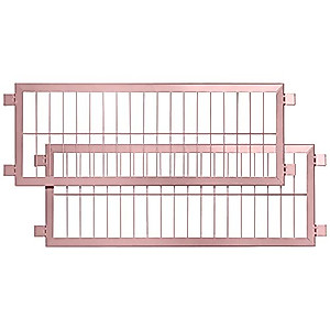 Origami Connection Bridge Racks for R3 Series 3-Shelf Small Storage Rack | Extend Your Racks 31 inches | (2 Pack) - Rose Gold