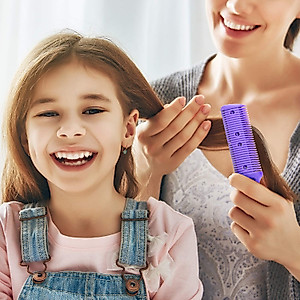 5 Pieces Razor Comb with 20 Pieces Razors, Hair Cutter Comb Dual Side Cutting Scissors Hair Thinning Comb Double Edge Hair Razor Comb Slim Haircuts Cutting Tool (5 Colors)