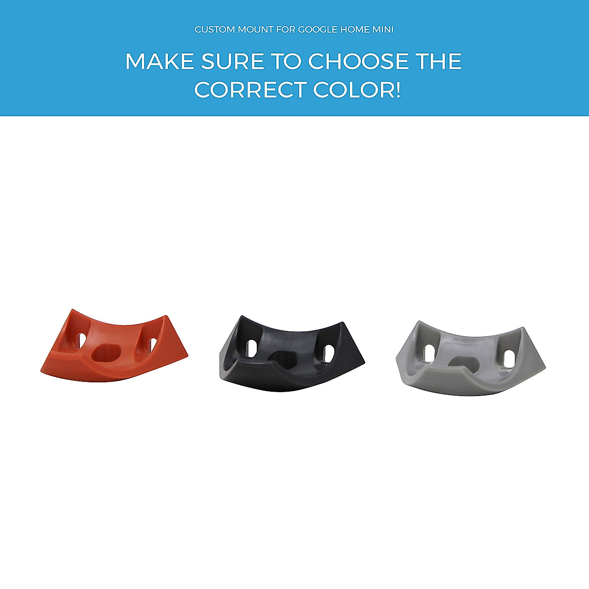 HumanCentric Google Home Mini Mount | Color-Matched Minimalist Mount for The Google Home Mini (Chalk)