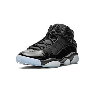 Jordan Mens Air 6 Rings 322992 011 Black Ice - Size 10