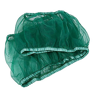 Tangxi Bird Cage Cover, Bird Cage Mesh Net Cover Skirt Nylon Mesh Fabric Bird Cage Seed Catcher Breathable Ventilated Washable (Green)
