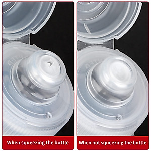 Condiment Squeeze Bottles, BPA-free, Squeeze Bottles for Sauces, Olive Oil Dispenser, Ketchup Bottles Squeeze 4-Pack 17 oz (500ml), Salad Dressing Bottles, Great for Ketchup, Salad, BBQ (17oz 4 pack)