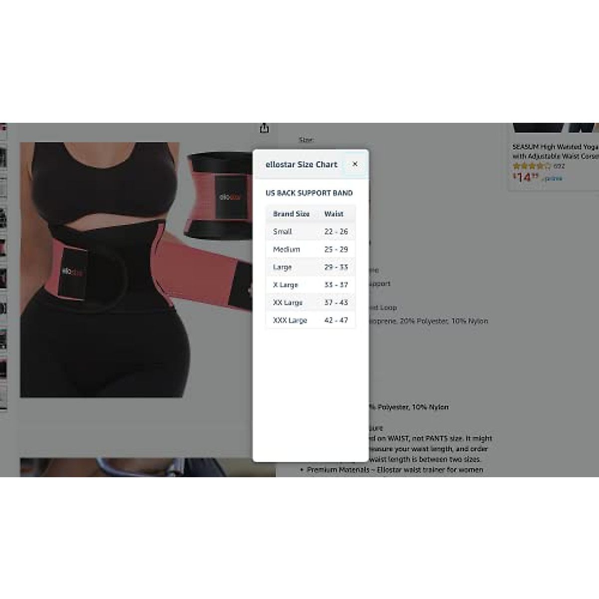 UltraComfy Sweat Waist Trainer for Women & Men Workout Trimmer Postpartum Belly Wrap Blue