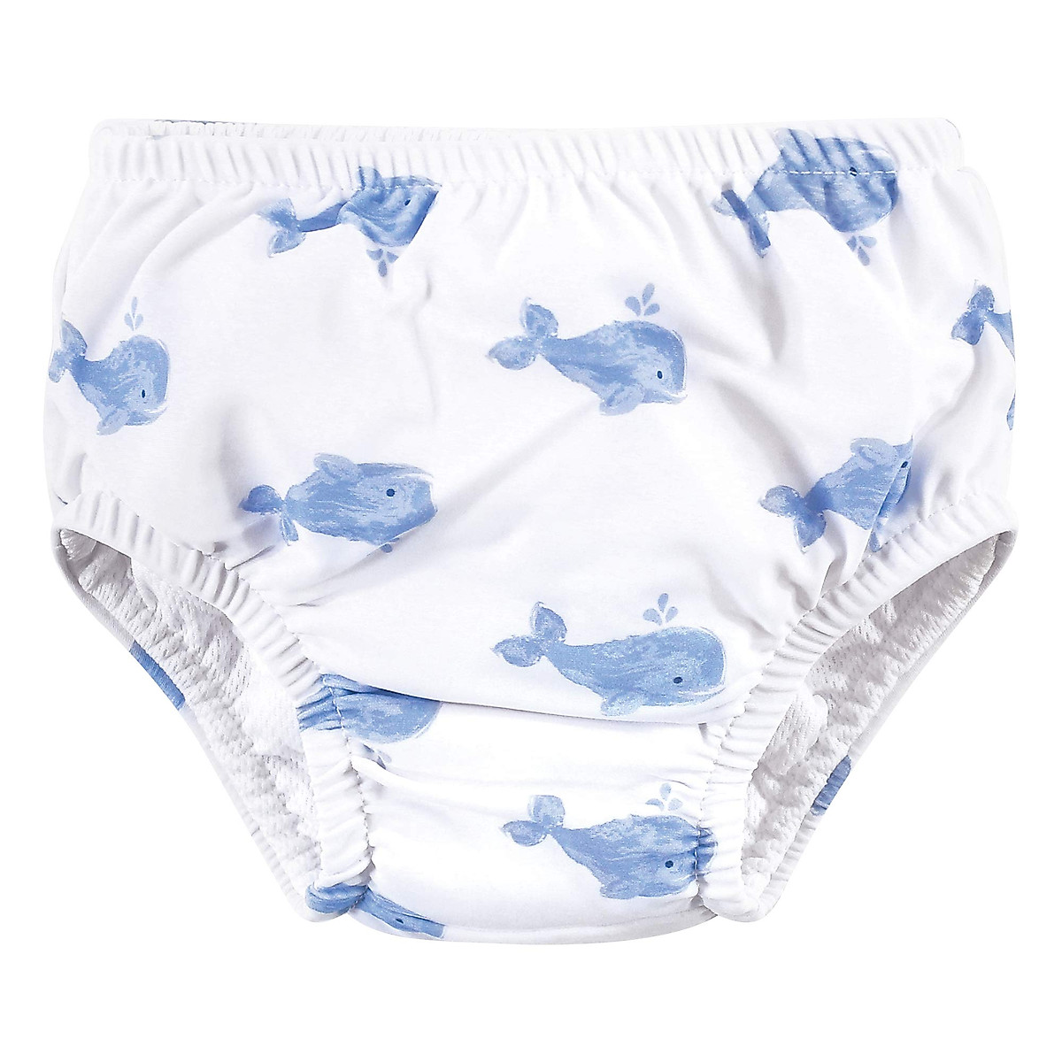 Hudson Baby Unisex Baby Swim Diapers, Blue Whale Navy Anchor, 3 Toddler