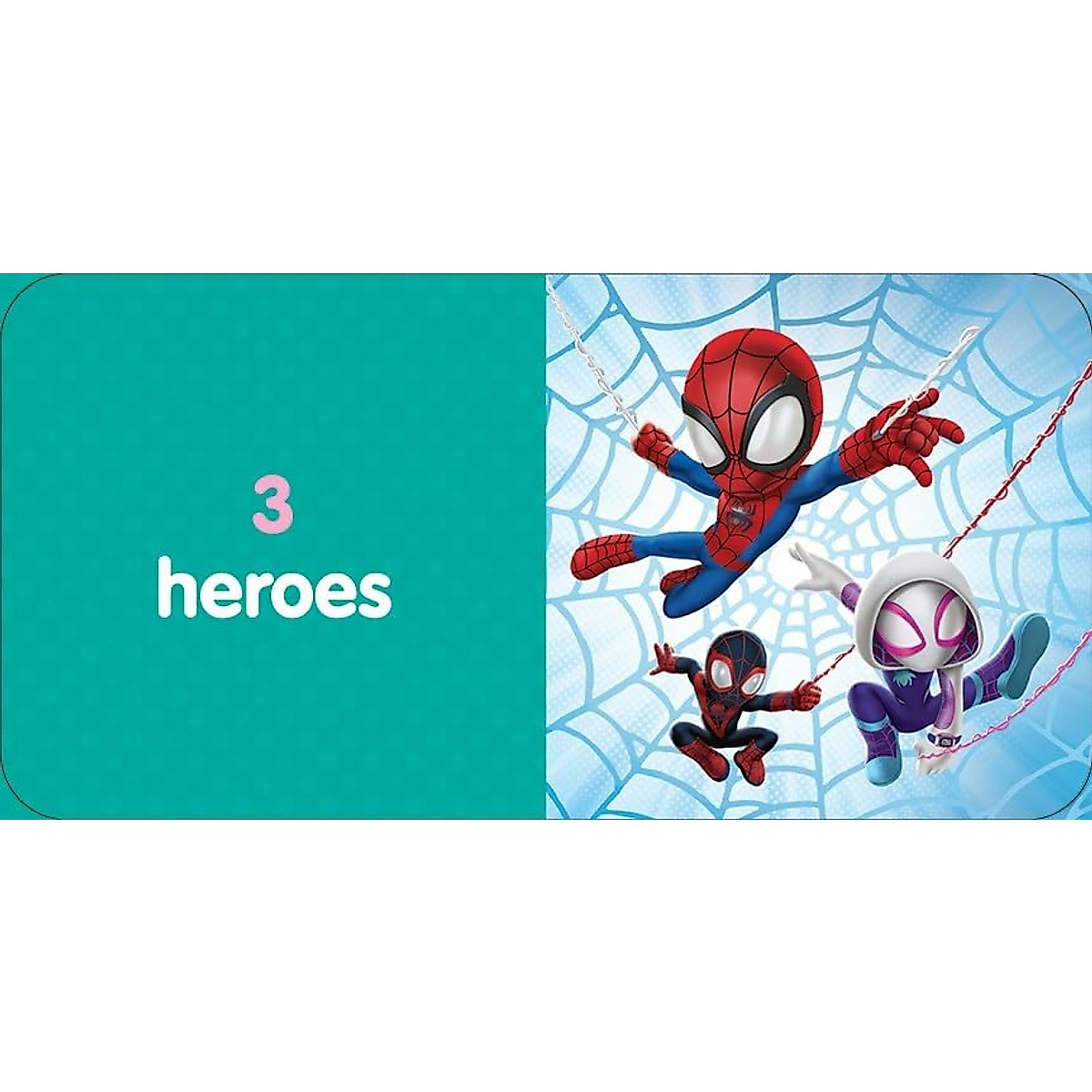 Marvel Spidey and his Amazing Friends - My First Library 12 Board Book Set - First Words, Alphabet, Numbers, and More Baby Books - PI Kids