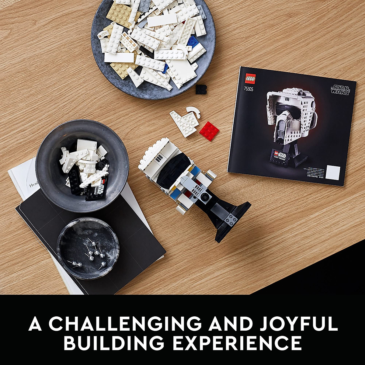 Lego Star Wars Scout Trooper Helmet 75305 Collectible Building Toy, New 2021 (471 Pieces)