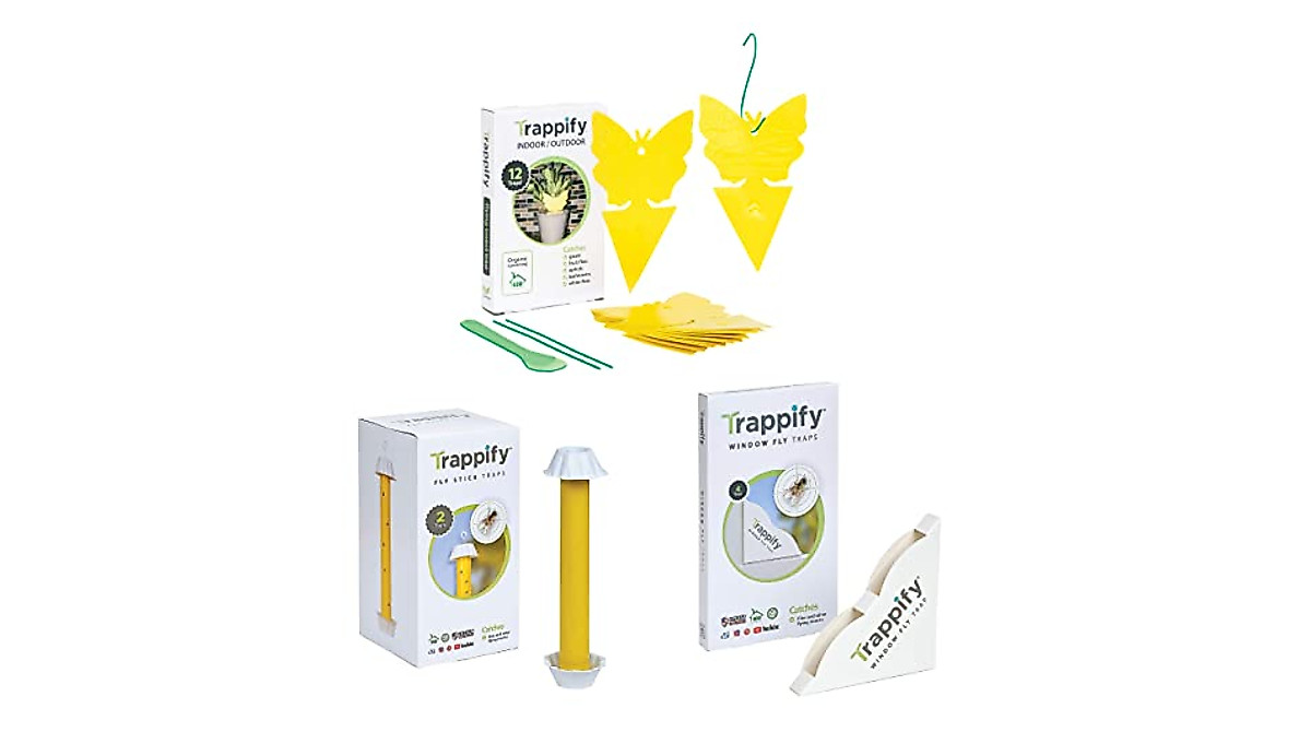 Trappify Sticky Fly & Gnat Traps | Indoor & Outdoor Pest Control