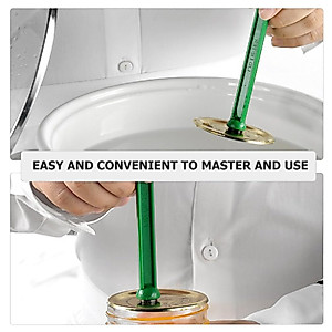 6pcs With Magnetic Can Lifter Jar Lifting Tool Professional Canning Lifters Scald-proof Canning Lid Lifters Portable Jar Lifter Household Canning Lid Lifter Kitchen Supplies