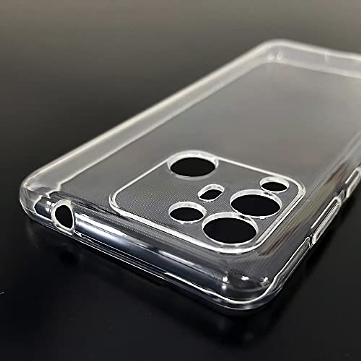 Ytaland for Blackview A55 Pro case, Crystal Clear Soft Silicone Shockproof TPU Transparent Bumper Protective Phone Case Cover