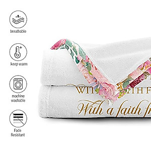 qixnzagr Goddaughter Gifts from Godmother Godfather to My Goddaughter Custom Blanket Christmas Birthday Graduation Gifts for Goddaughter Baptism Gifts Throw Blanket 60 inch x 50 inch