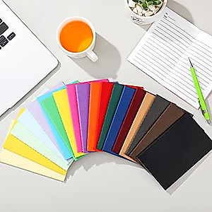 100/200 Packs Mini Notebooks Colorful Lined Small Pocket Notebook Blank Marriage Memos Notepad Set Mini Notepads for School Students Kids Sketch Drawing Supplies, 3.5 x 5.5 Inch, 20 Colors(100 Packs)