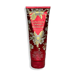 Bath and Body Works Japanese Cherry Blossom Body Cream Ultimate Hydration Gift Set For Women 2 Pack 8 Oz. (Japanese Cherry Blossom)