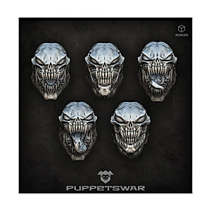 Green Stuff World for Models and Miniatures Nightmares Heads S278