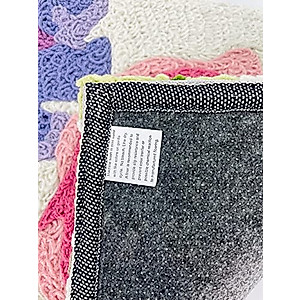 Jellybean Modern Indoor / Outdoor Mat Home Comfort Rugs 20" X 30" Rectangle Happy Flowers