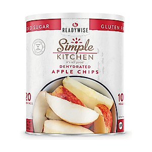 ReadyWise Simple Kitchen Fruit Bowl Mix - Freeze-Dried Berries, Apples and Banana Chips - Long-Term Emergency Food