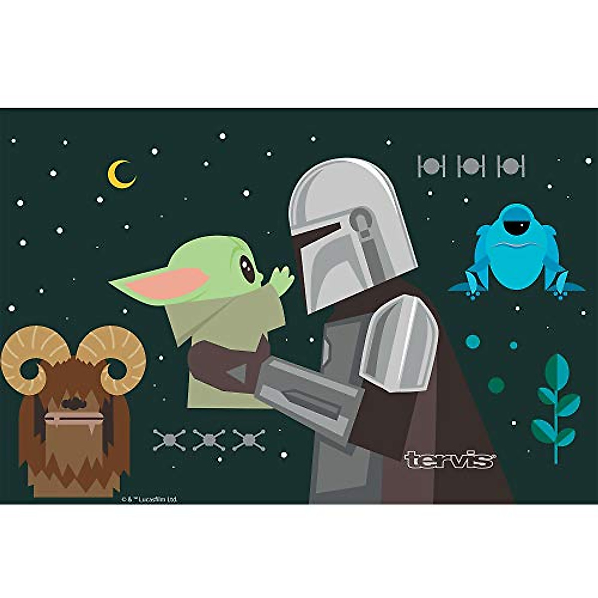 Tervis Triple Walled Star Wars - The Mandalorian Geo Pop Moment Insulated Tumbler Cup Keeps Drinks Cold & Hot, 30oz, Stainless Steel