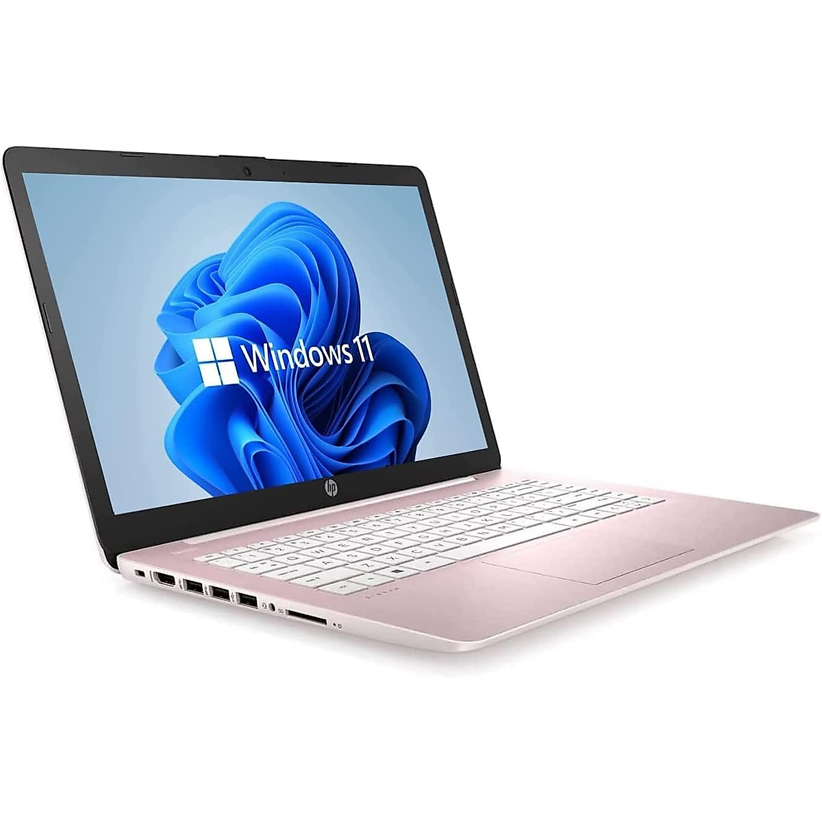 HP Stream 14inch HD(1366x768) Display, Intel Celeron N4000 Dual-Core Processor, 4GB SA RAM, 64GB eMMC, HDMI, WiFi, Webcam, Bluetooth, Win11 S, Royal Pink (Renewed)