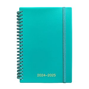 Planner 2024-2025 - Daily Planner 2024-2025 from April 2024 to June 2025,15 Month Planners 2024-2025 for Women, 5.2" x 7.5", Spiral Binding, Premium Thick Paper, Green