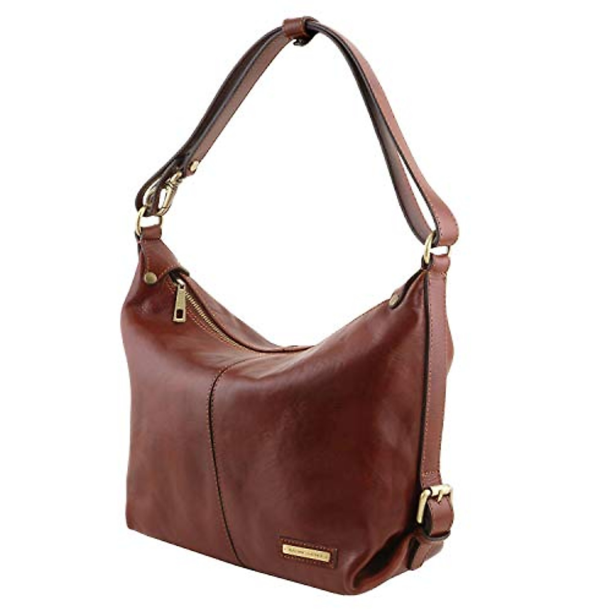 Tuscany Leather Sabrina Leather hobo bag Black